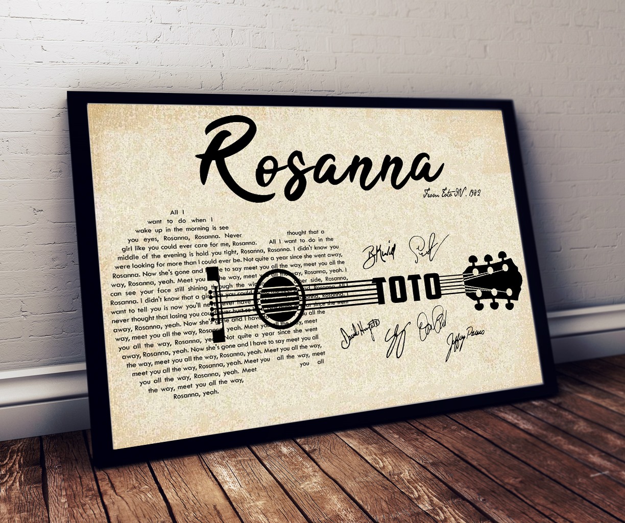 Lyric Typography Poster